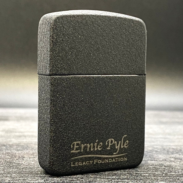 EXCLUSIVE - ZIPPO LIGHTER - Ernie Pyle Tribute - Black Crackle® - Riley ...