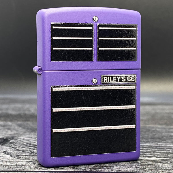 EXCLUSIVE - RILEY'S 66 ZIPPO LIGHTER - Toolbox - Purple Matte - Riley's ...